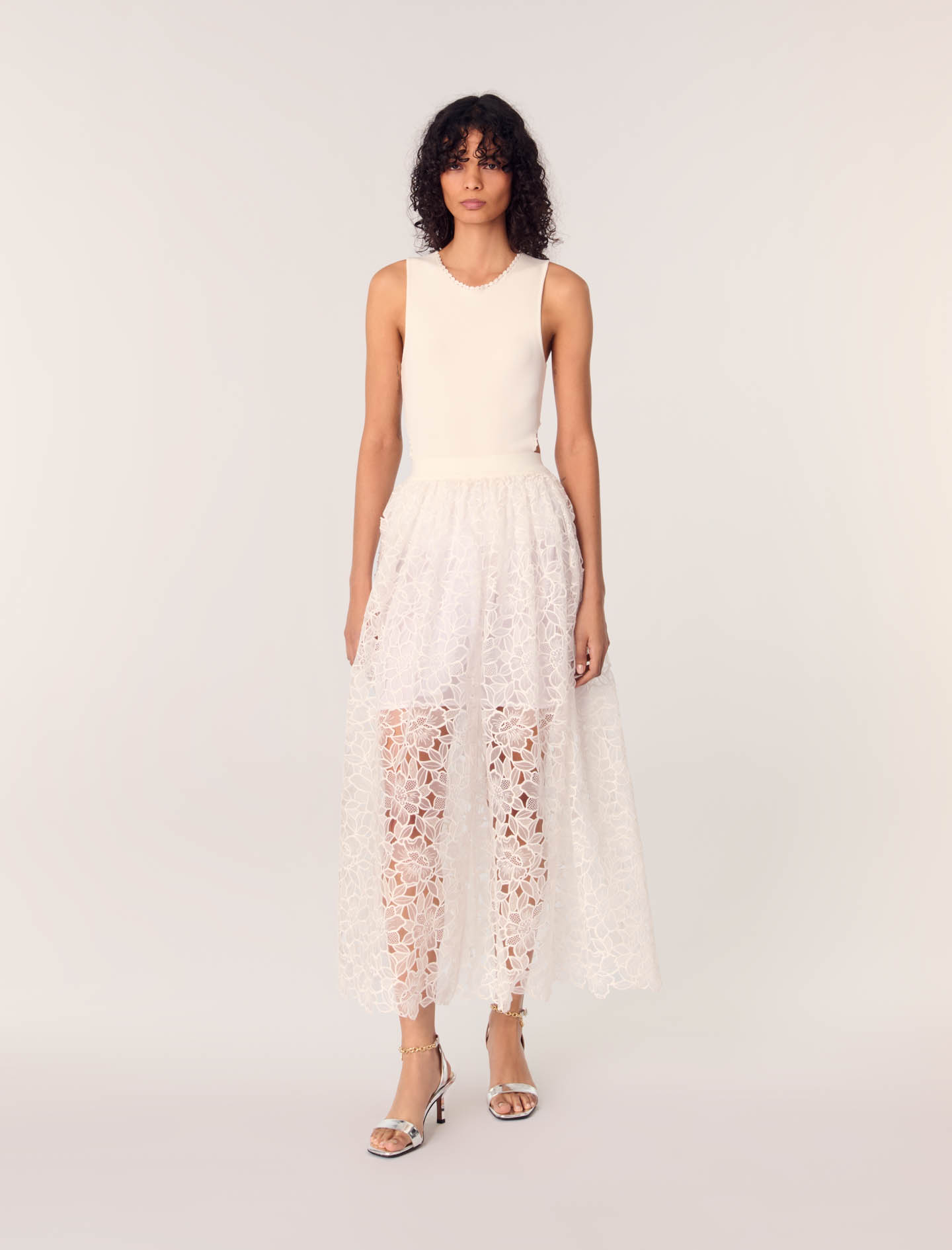 Body espalda abierta y cuello joya - Tops | Maje